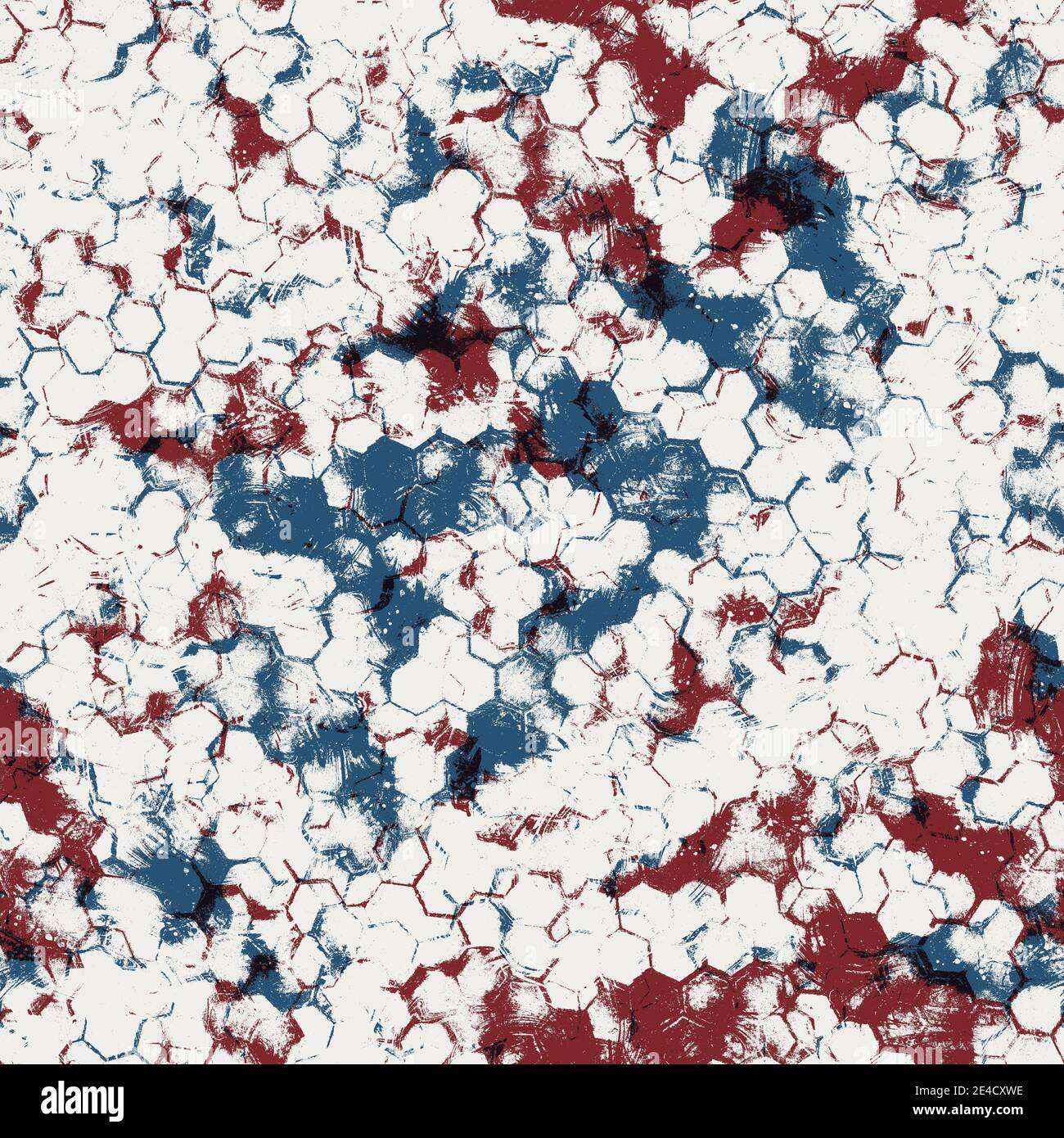 Seamless abstract pattern in red blue black white Stock Photo - Alamy