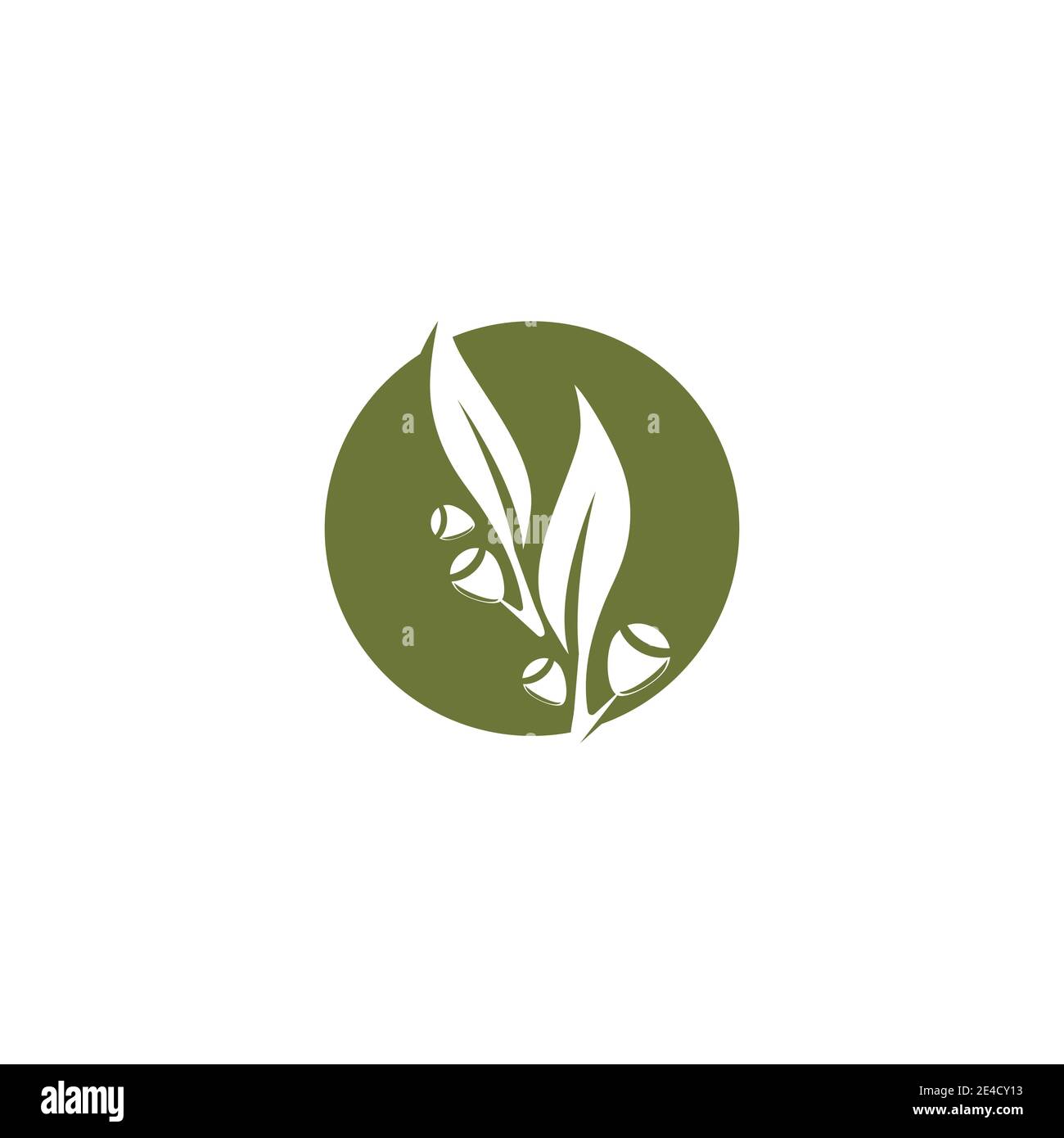Eucalyptus leaves logo vector template design illustration Stock Vector ...