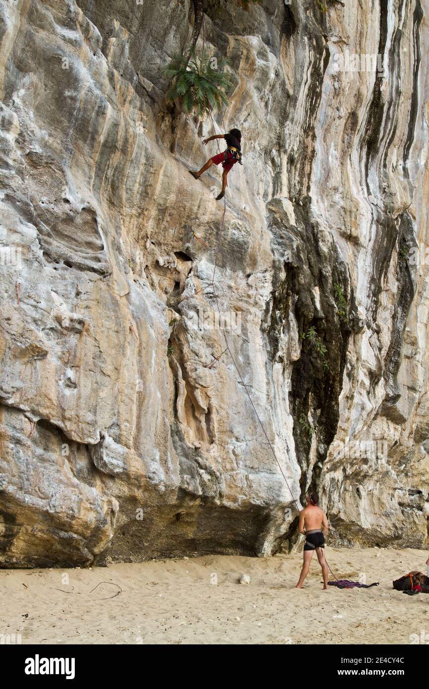 The rock is all limestone and is part of the worlds largest coral reef ...