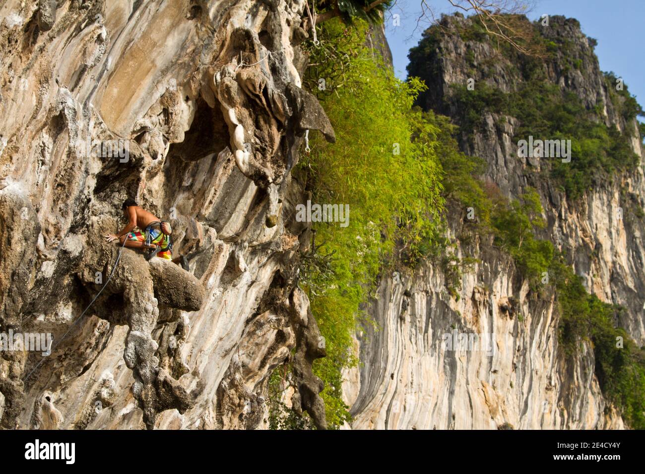 The rock is all limestone and is part of the worlds largest coral reef ...