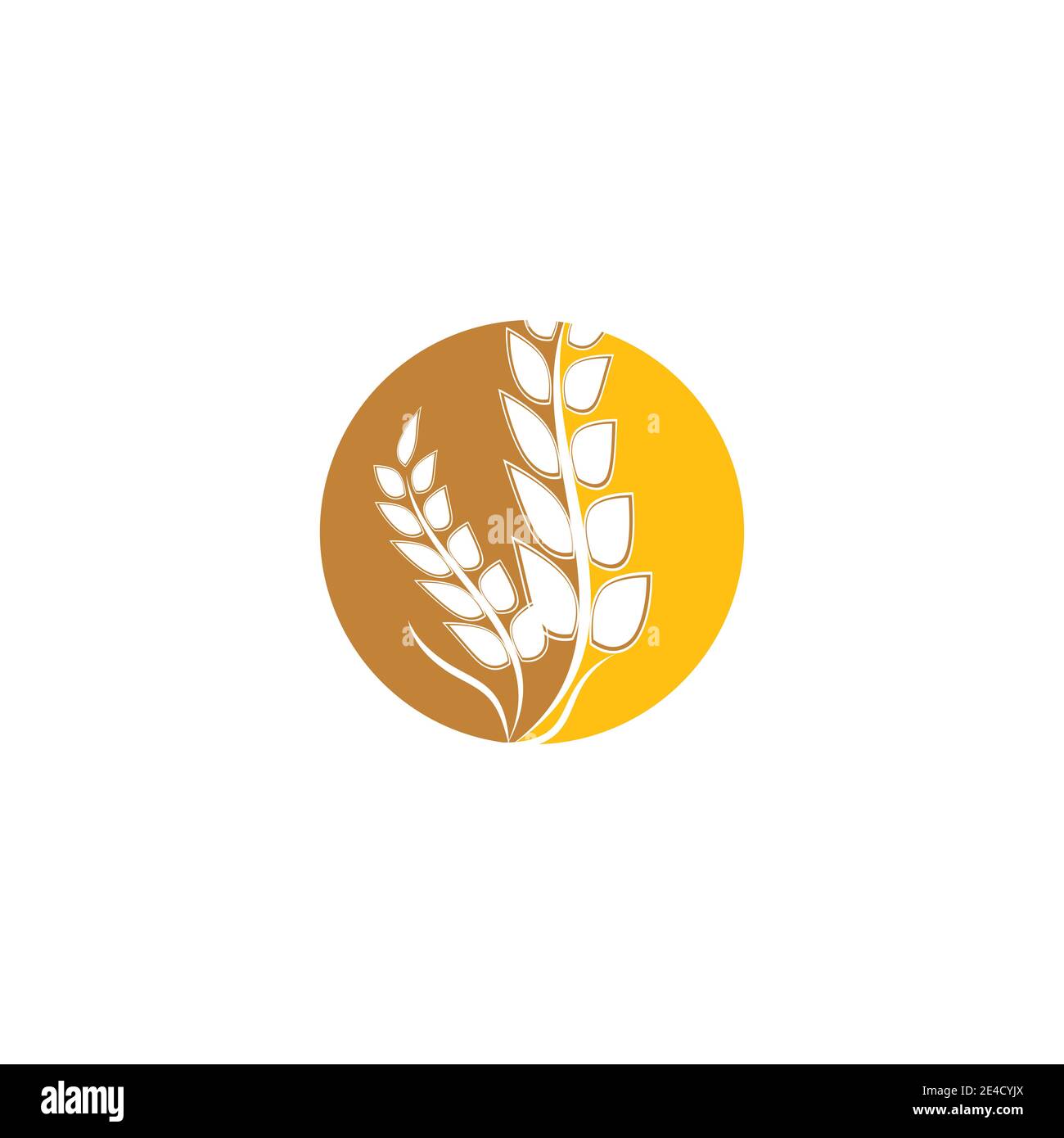 Wheat Logo Template vector symbol nature Stock Vector Image & Art - Alamy