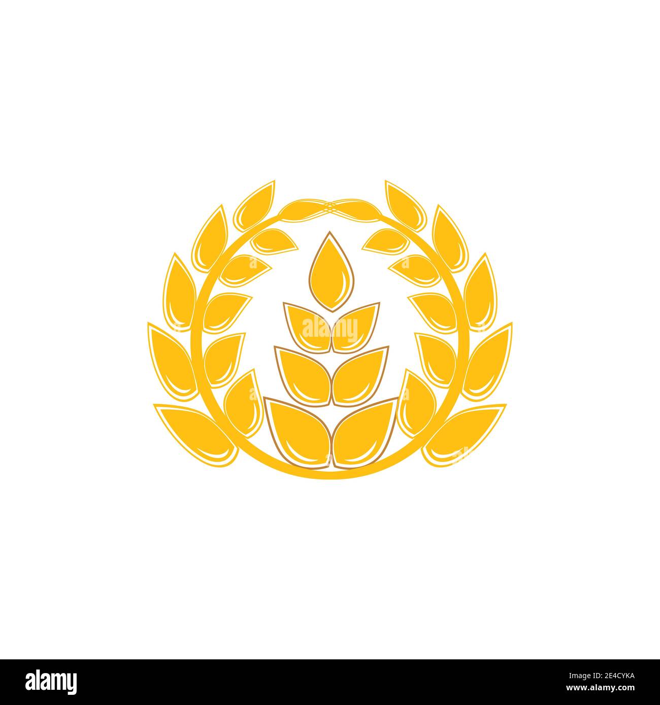 Wheat Logo Template vector symbol nature Stock Vector Image & Art - Alamy