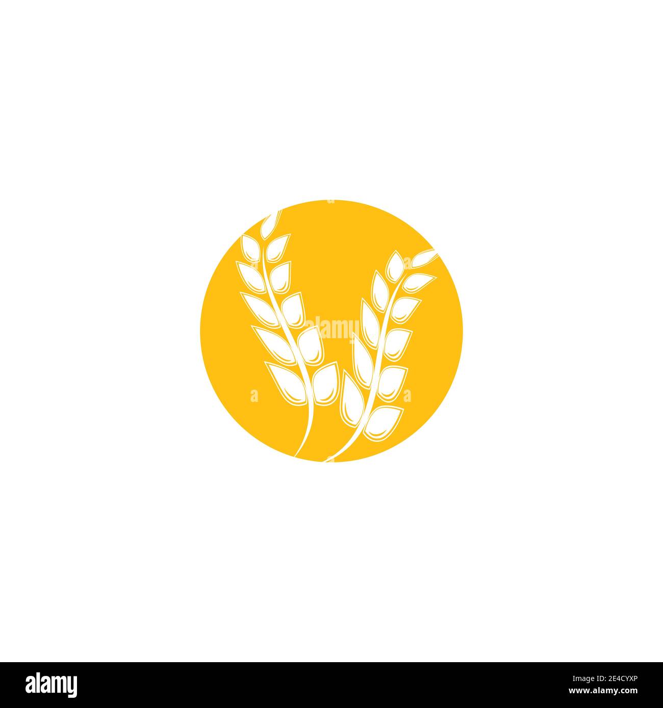 Wheat logo hi-res stock photography and images - Alamy
