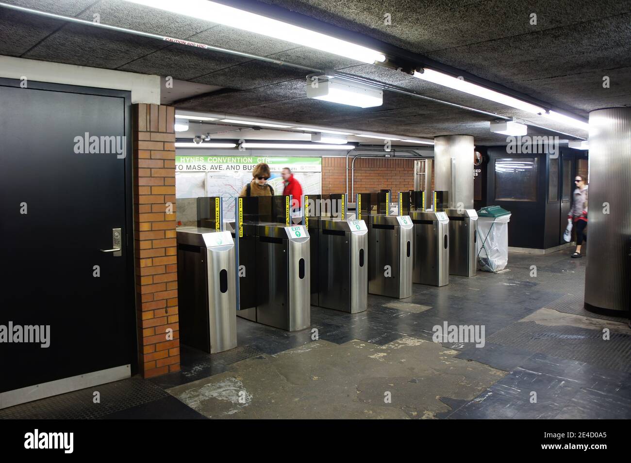 Boston subway interior hi-res stock photography and images - Alamy