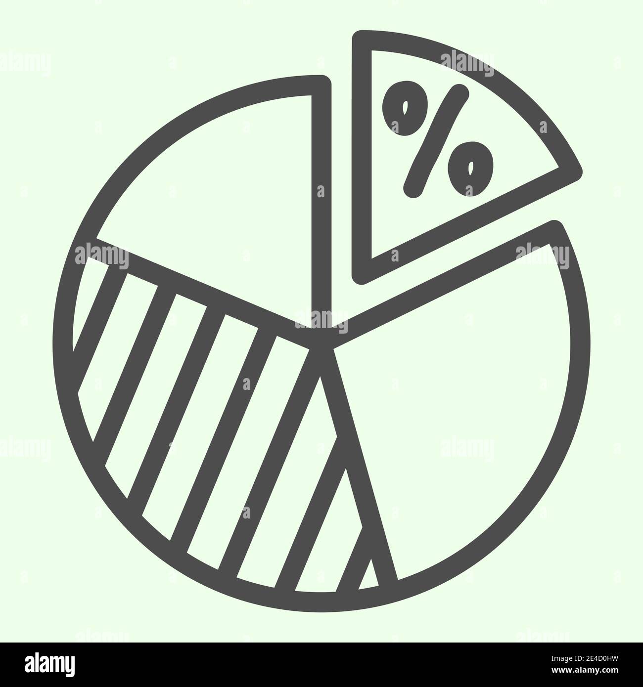 Diagram icon outline style Stock Vector Images - Alamy