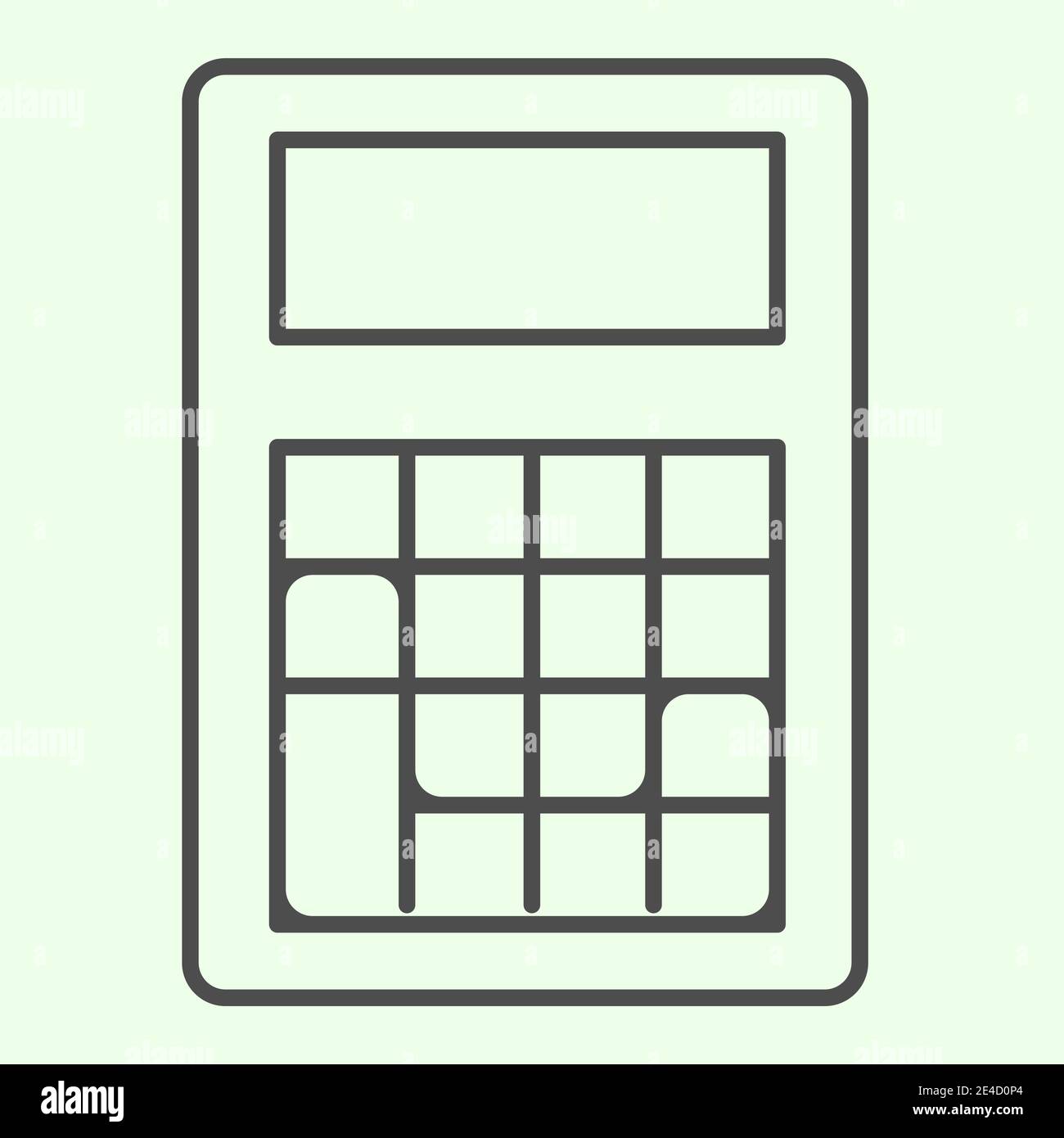 Digital calculator in computer Stock Vector Images - Alamy