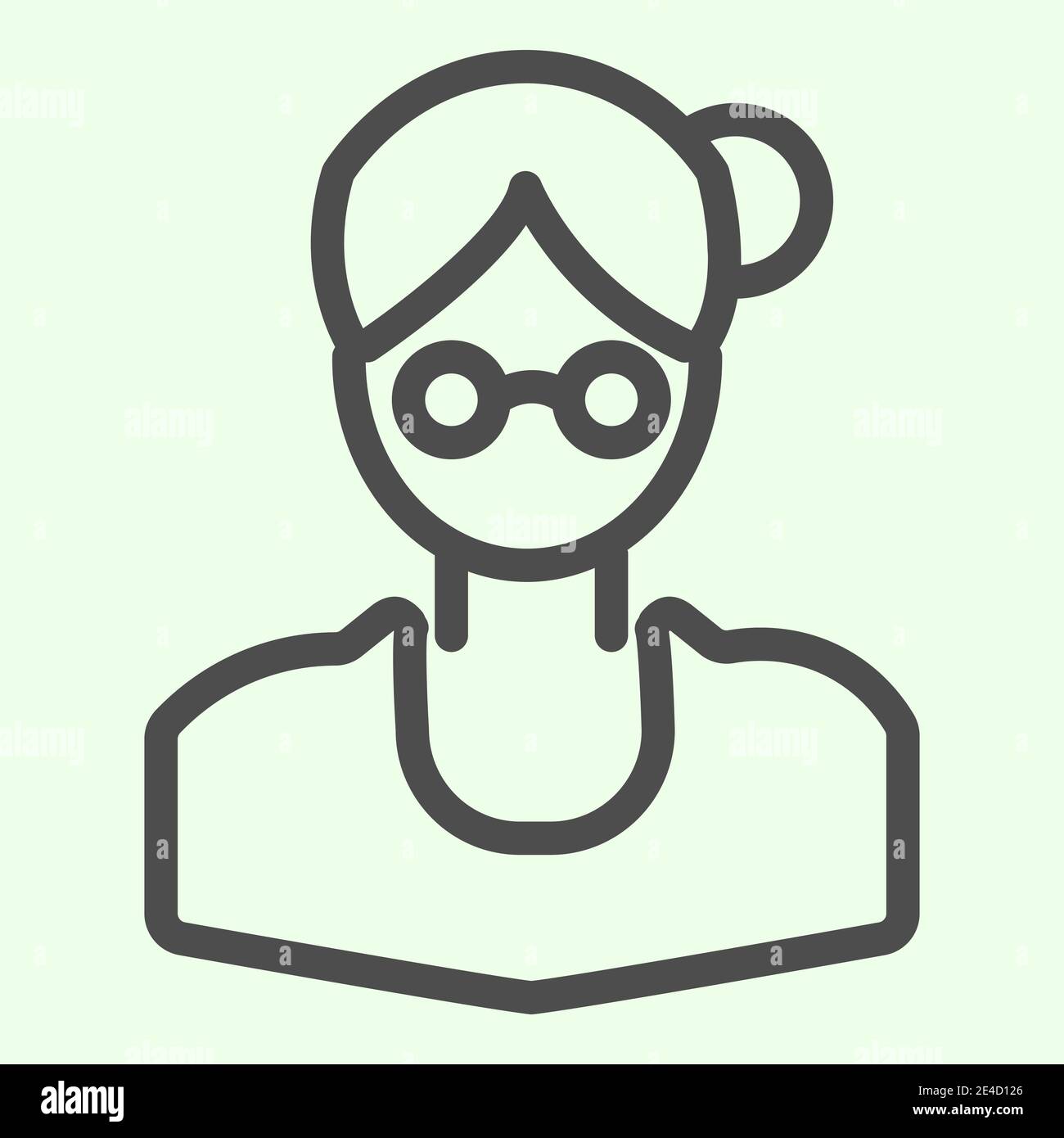 School icon vector female Stock Vector Images - Alamy