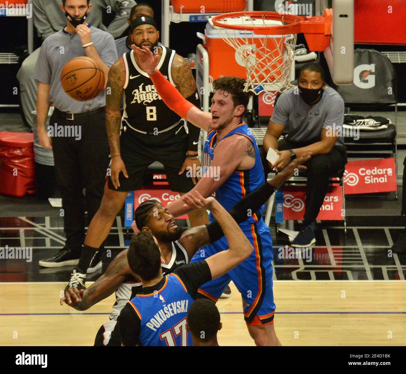 Los Angeles, United States. 23rd Jan, 2021. Oklahoma City Thunder ...