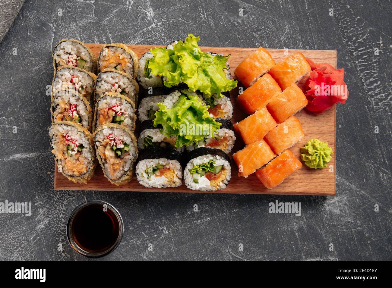 Top view various rolls hi-res stock photography and images - Alamy
