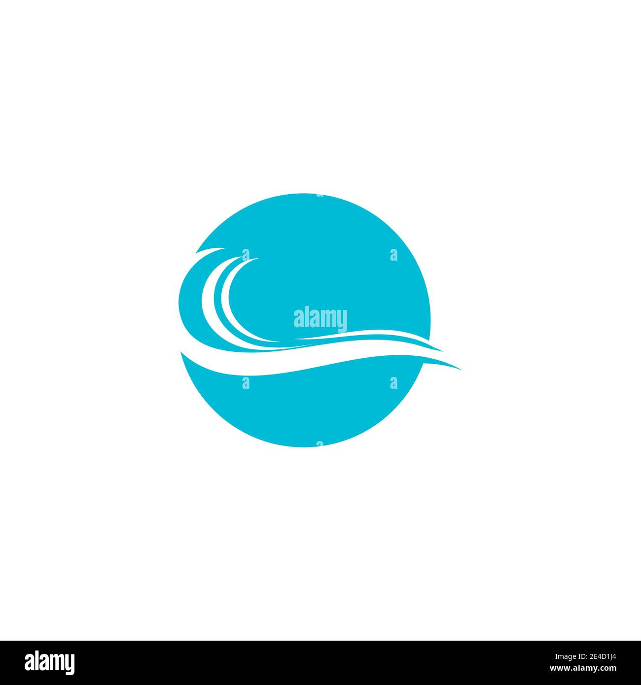 Waves Logo Template vector symbol nature Stock Vector Image & Art - Alamy