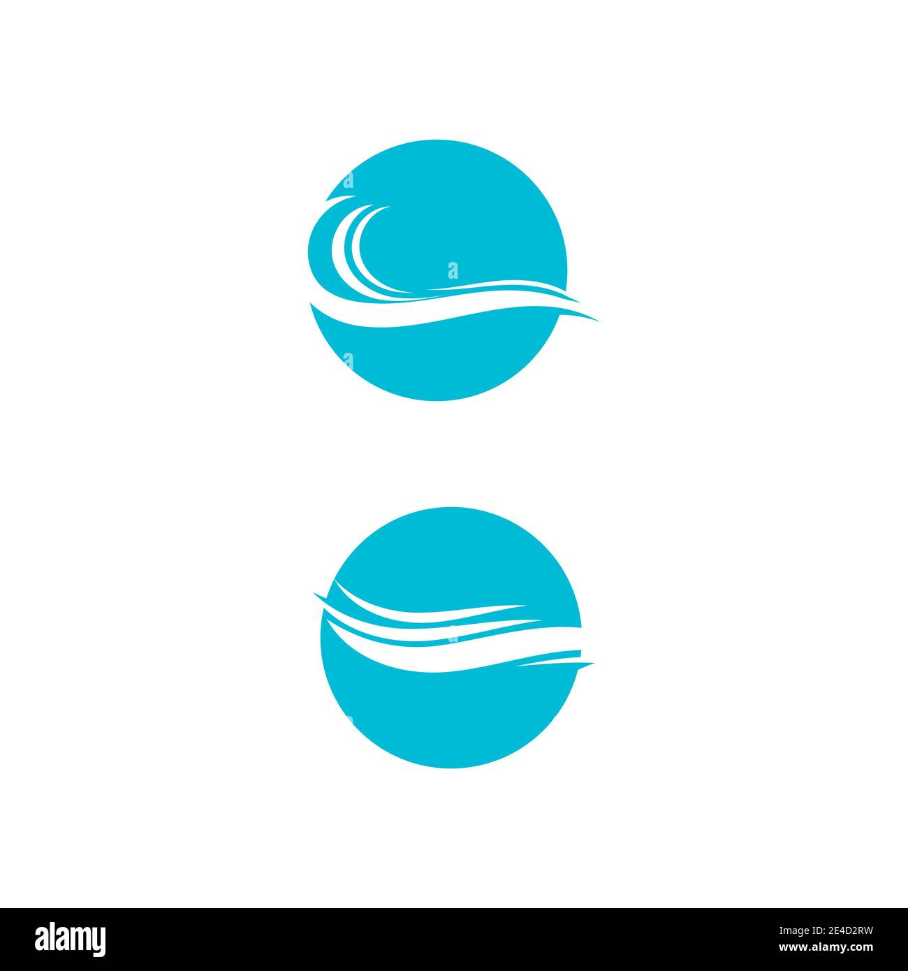Waves Logo Template vector symbol nature Stock Vector Image & Art - Alamy