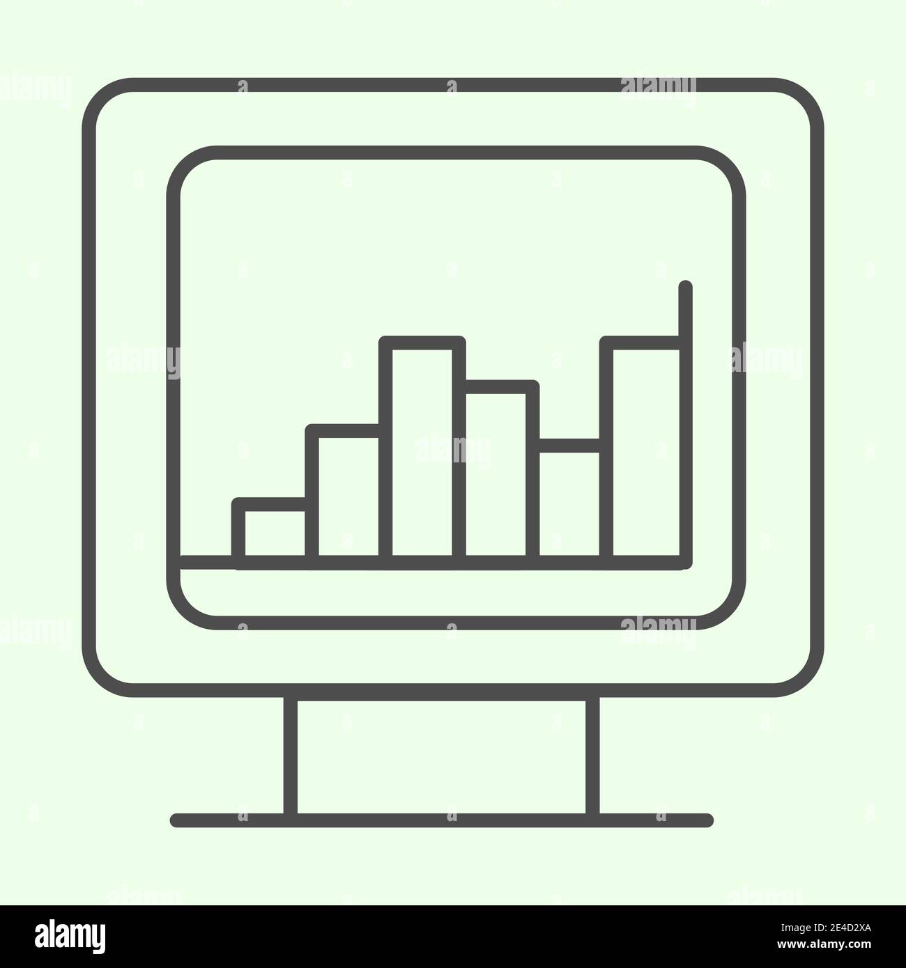 Black laptop green screen on Stock Vector Images - Alamy