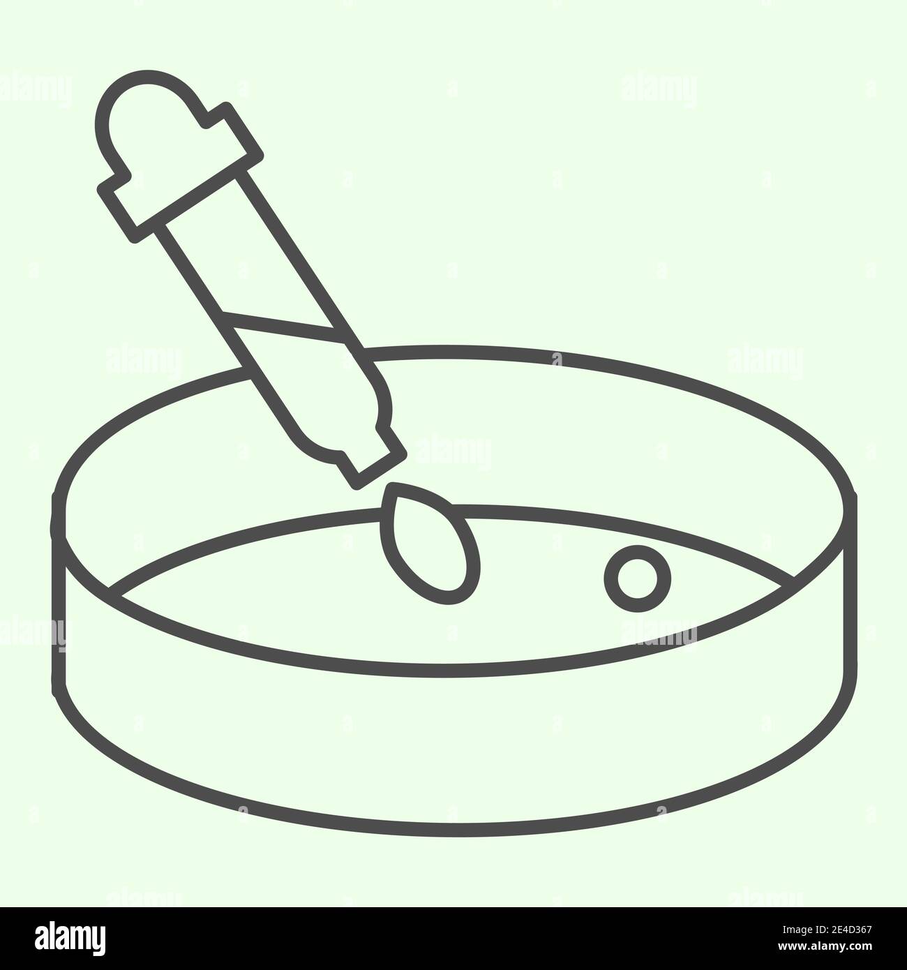 Petri Dish Chemistry Drawing