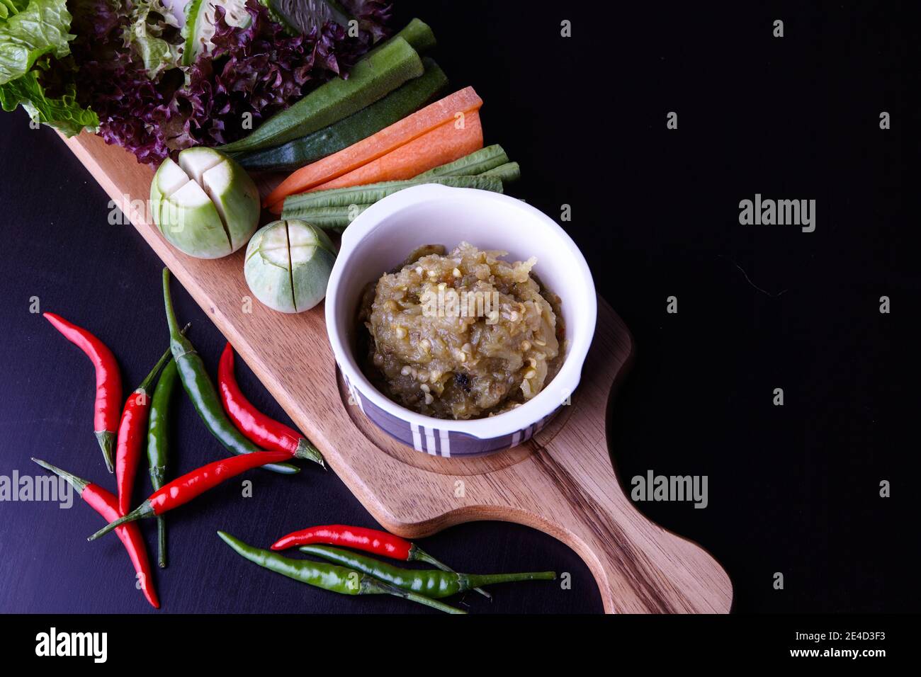 Thai Nam prik Stock Photo - Alamy