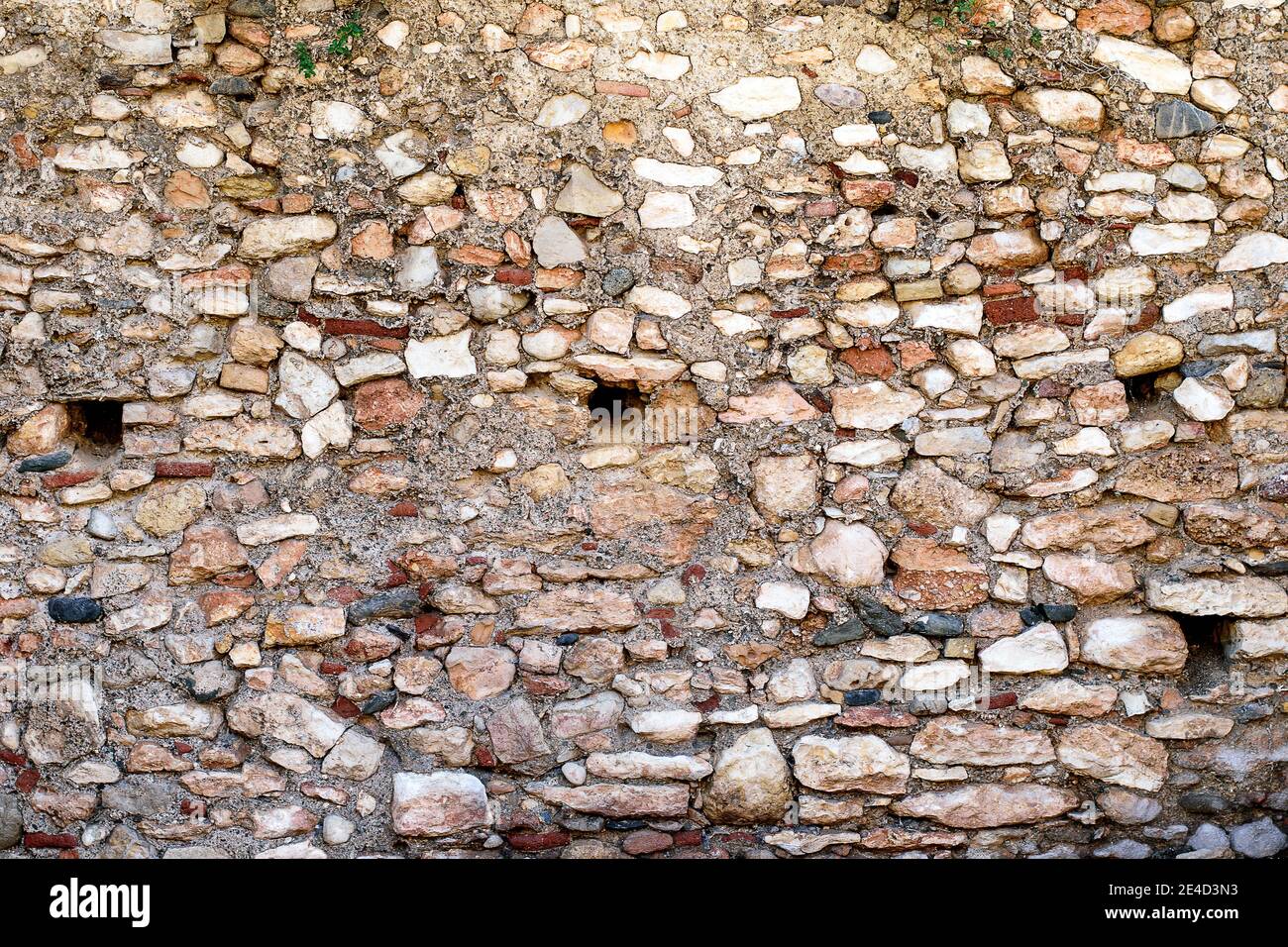 Textured aged greay brown stone wall, natural background Stock Photo ...