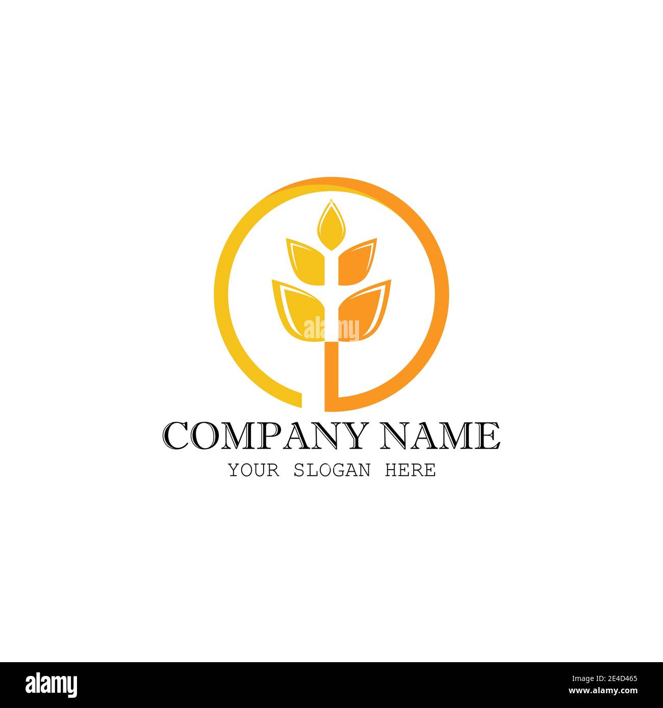 Wheat Logo Template vector symbol nature Stock Vector Image & Art - Alamy
