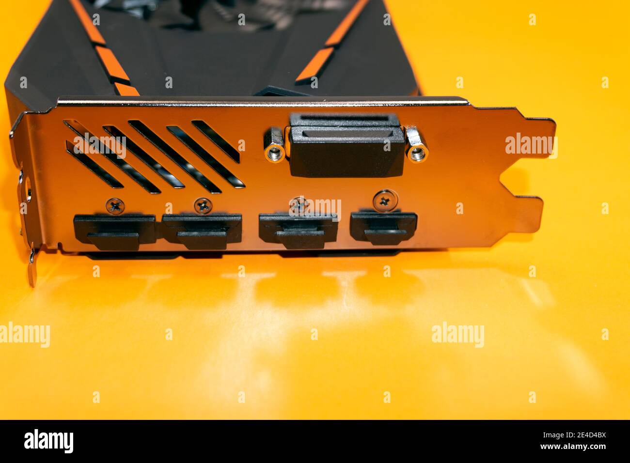 graphic card isolated on white pci power Stock Photo - Alamy