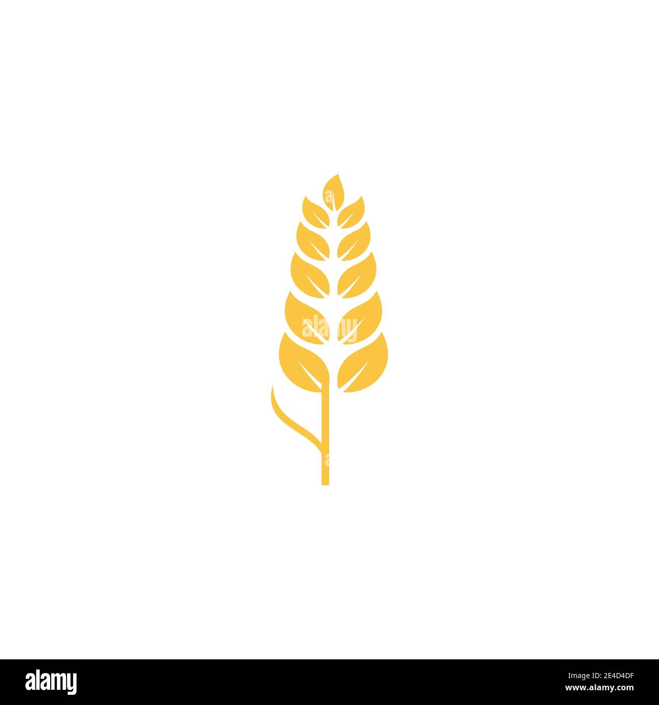 Wheat Logo Template vector symbol nature Stock Vector Image & Art - Alamy