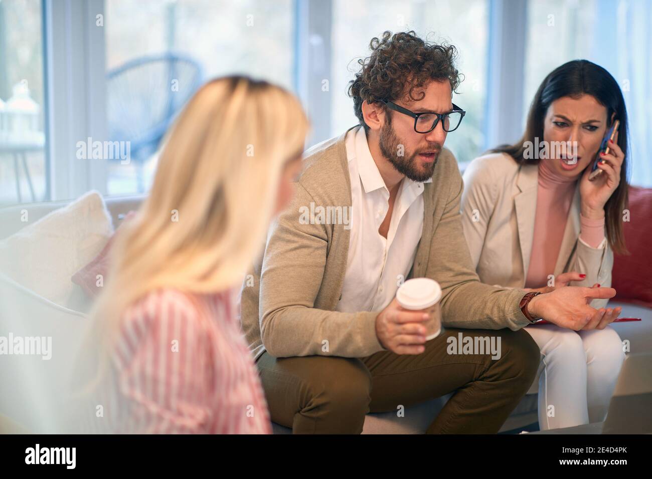 Nervous Person Group High Resolution Stock Photography and Images - Alamy
