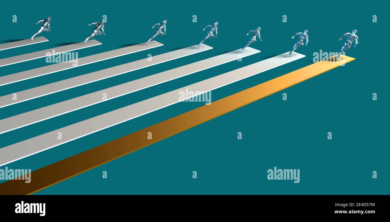 High Performance Organization and Motivated Workforce Talent Art Stock ...