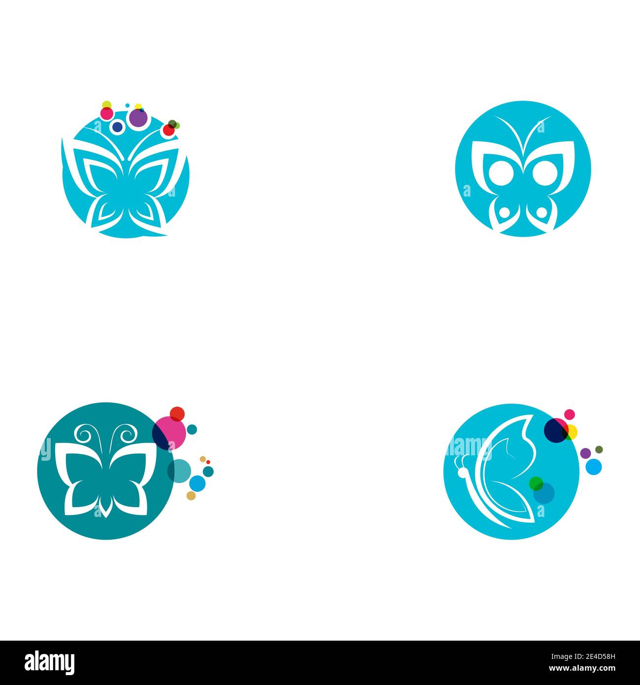 Butterfly tattoo style Cut Out Stock Images & Pictures - Alamy