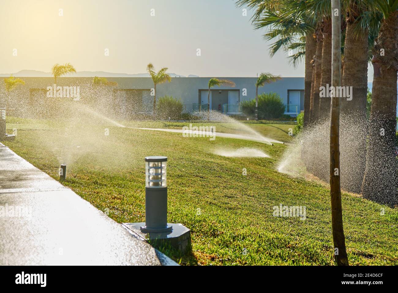 Automatic irrigation system hi-res stock photography and images - Alamy
