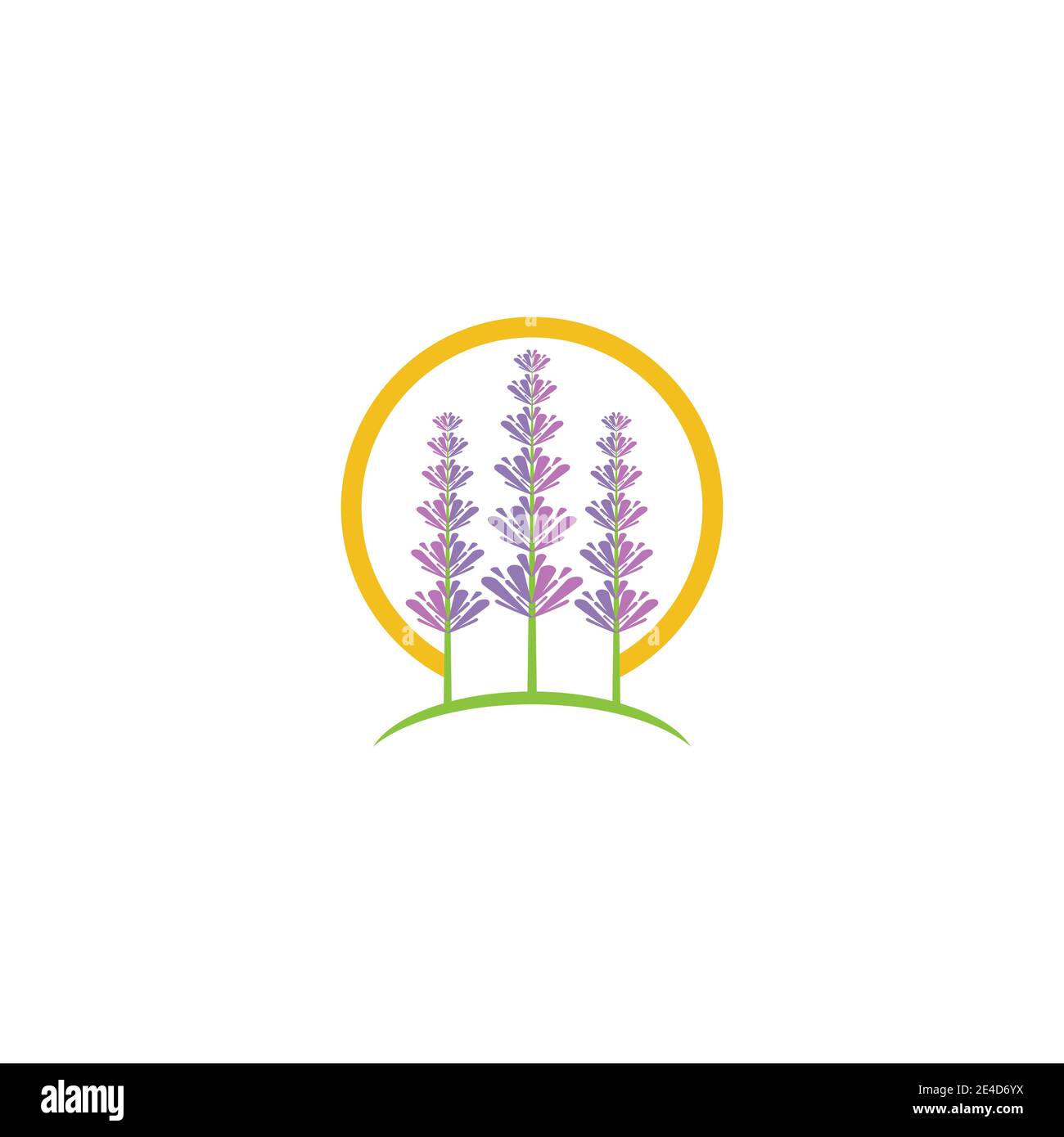 Lavender Logo Template vector symbol nature Stock Vector Image & Art ...