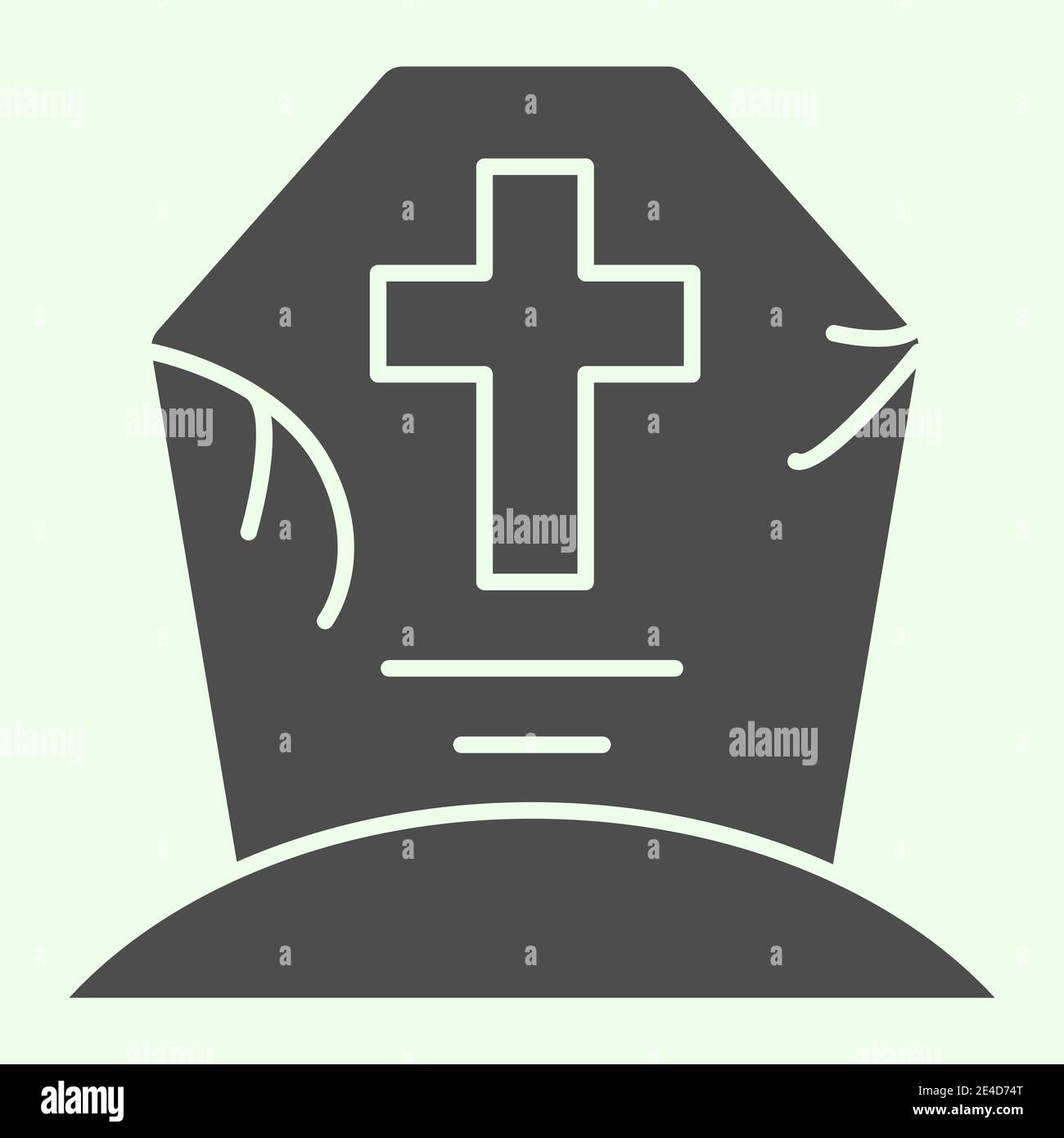 White christian cross on mobile Stock Vector Images - Alamy