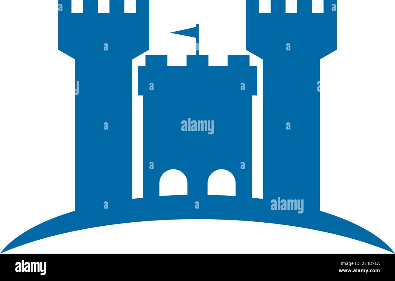 Fort building logo design vector template Stock Vector Image & Art - Alamy