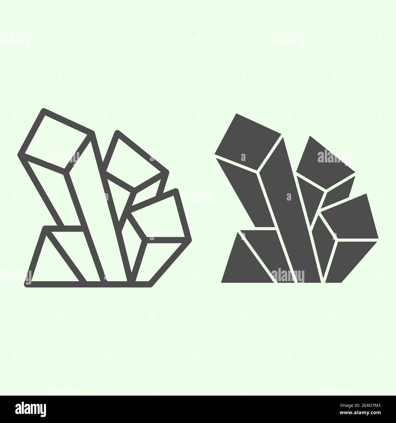 Crystal ice game magic Stock Vector Images - Alamy