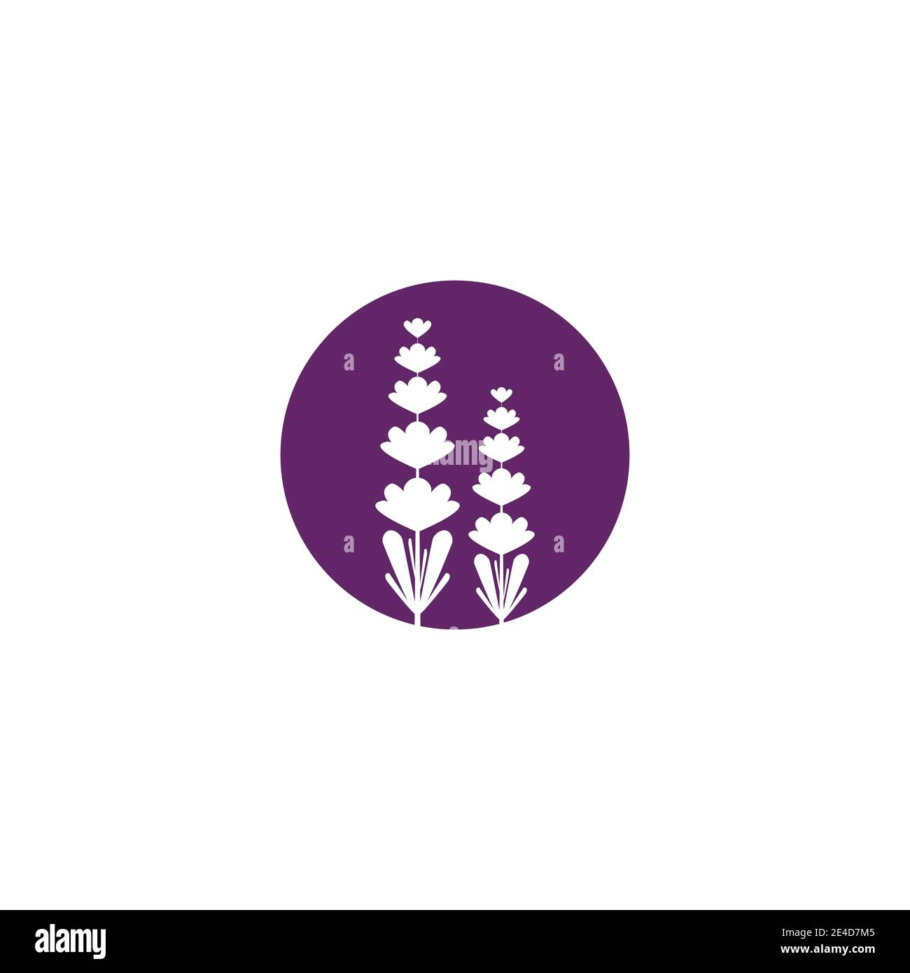 Lavender Logo Template vector symbol nature Stock Vector Image & Art ...