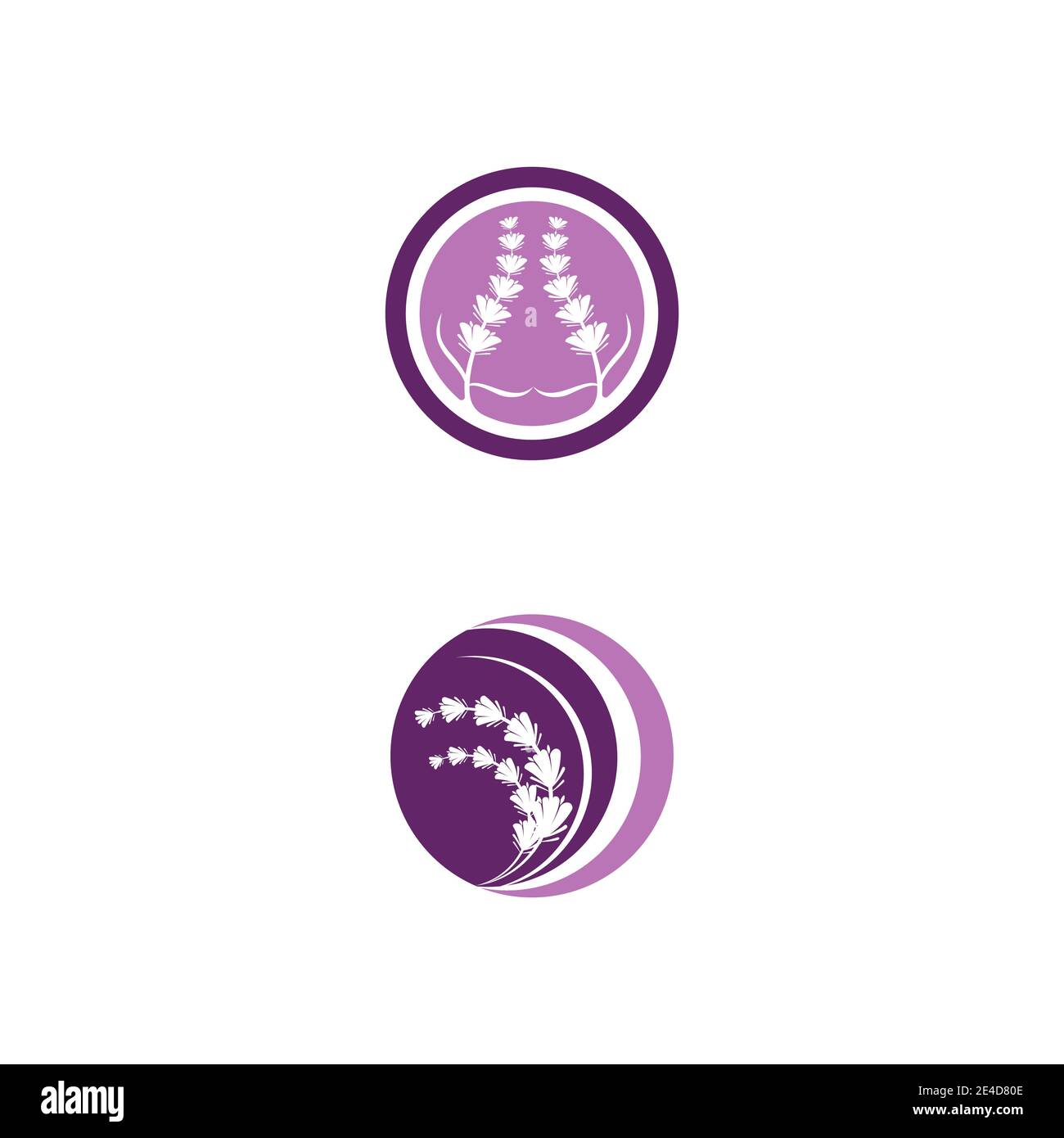 Lavender Logo Template vector symbol nature Stock Vector Image & Art ...