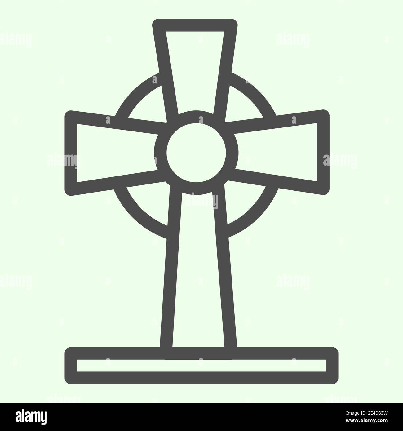 On stone cross funeral Stock Vector Images - Alamy