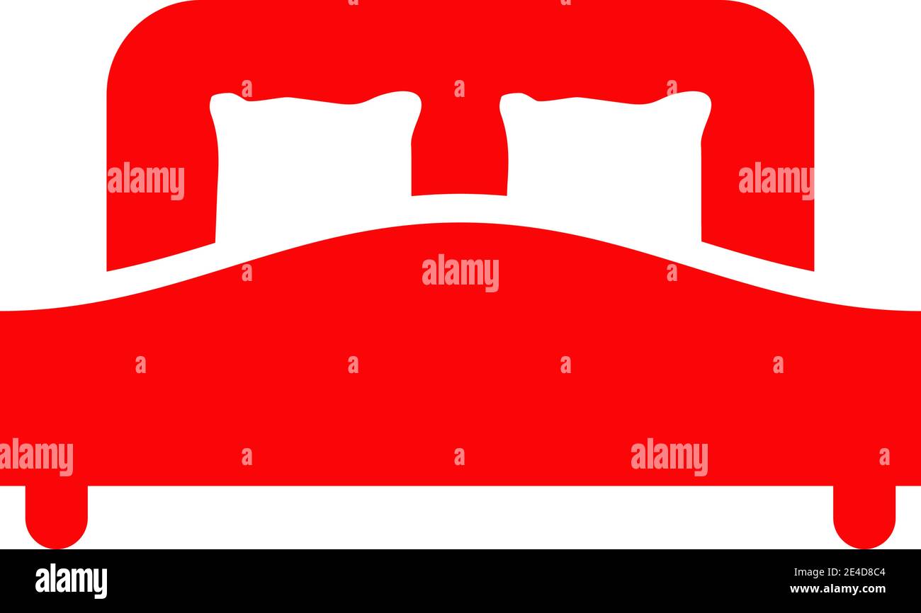 Bed logo icon design vector template Stock Vector Image & Art - Alamy