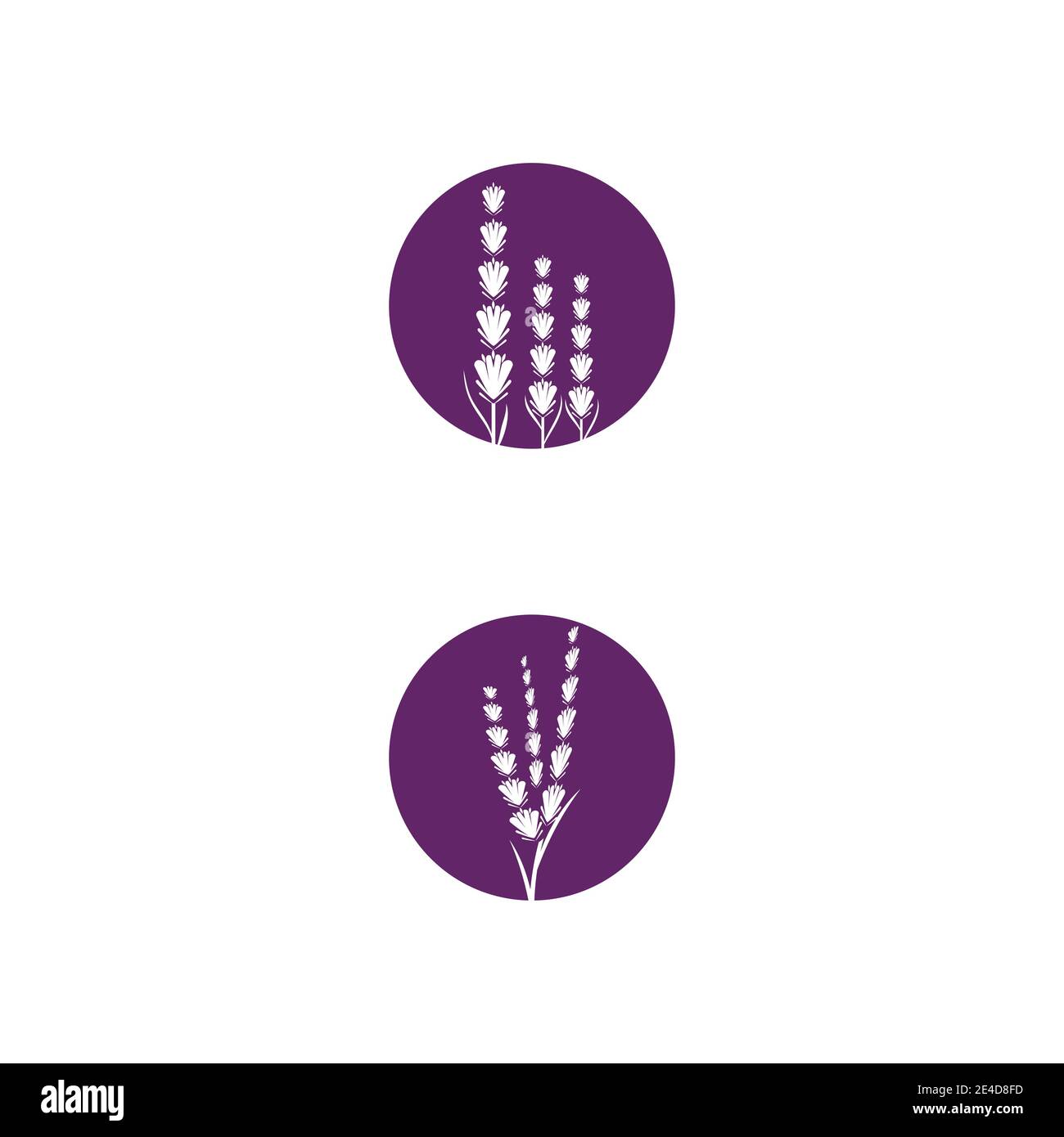 Lavender Logo Template vector symbol nature Stock Vector Image & Art ...