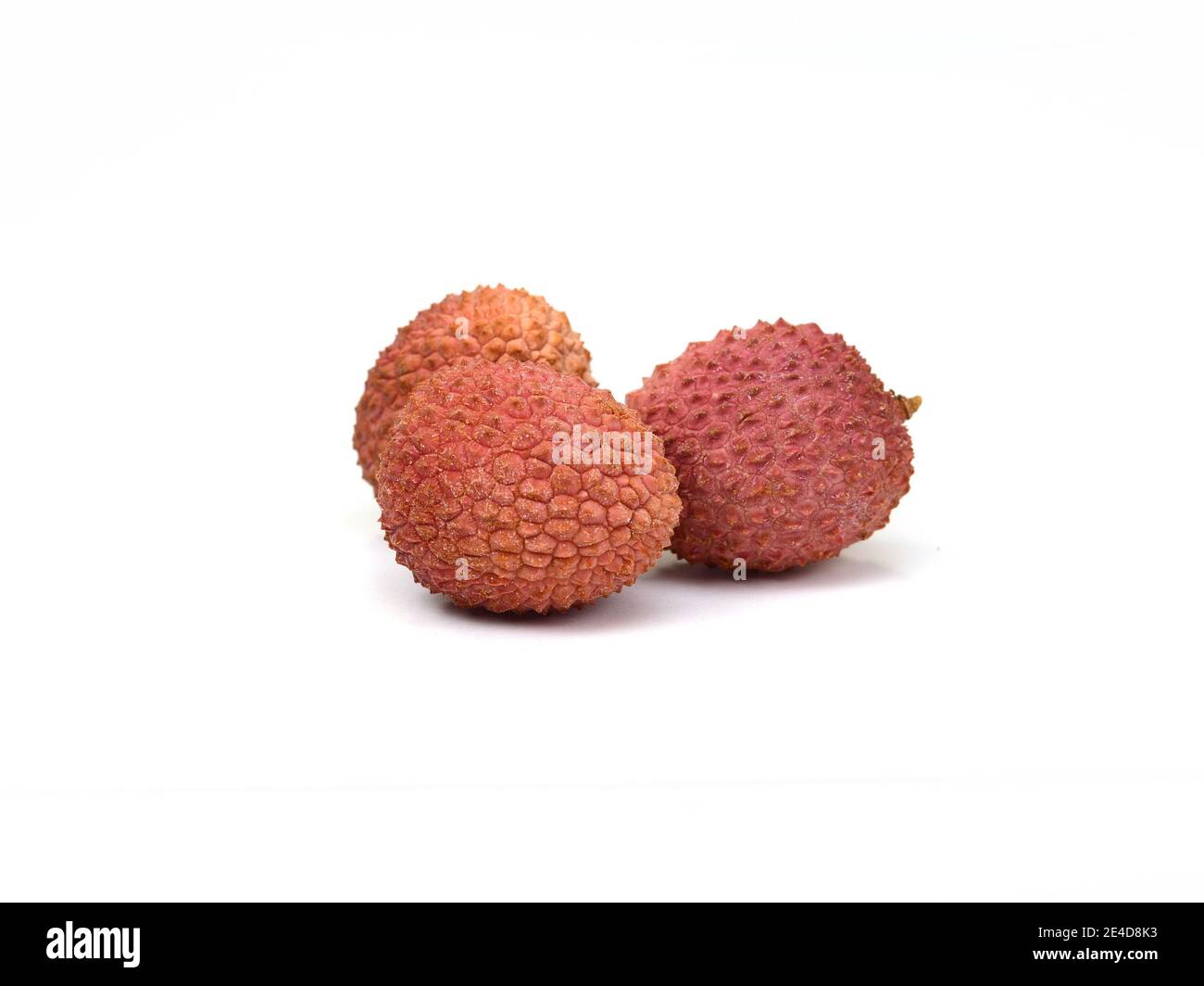 Group of fresh red ripe litchee (Litchi chinensis) tropical fruits ...