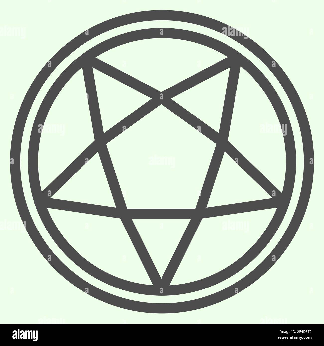 Pentacle illustration hi-res stock photography and images - Alamy