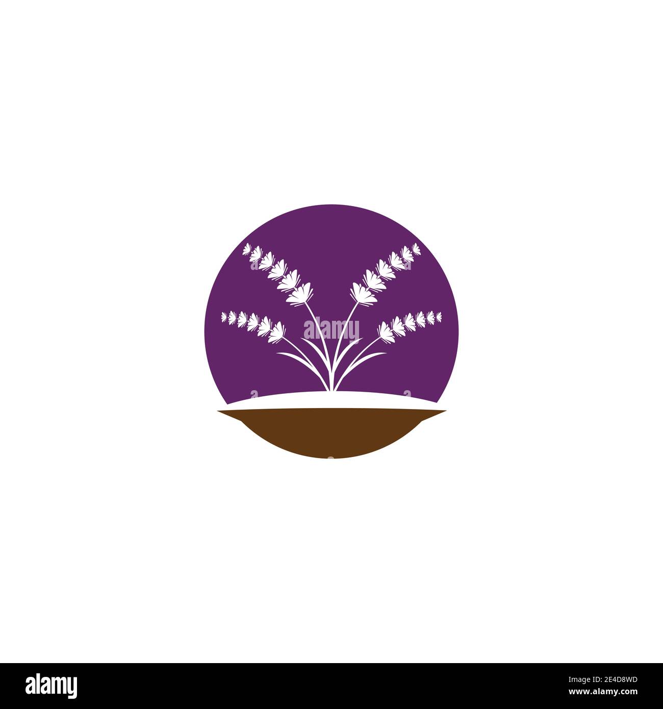 Lavender Logo Template vector symbol nature Stock Vector Image & Art ...