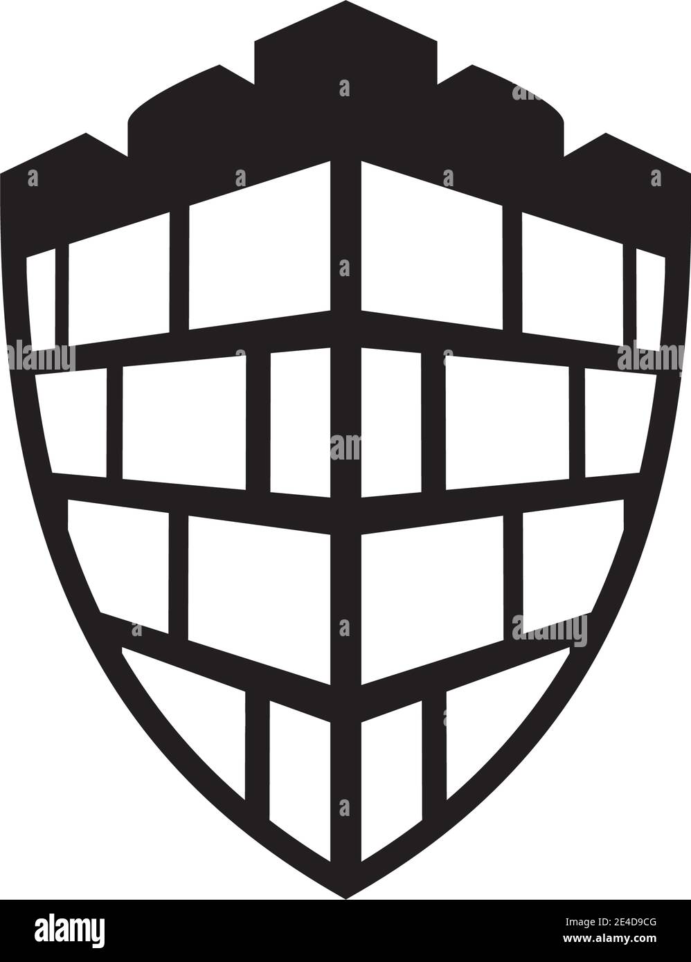 Fort building logo design vector template Stock Vector Image & Art - Alamy