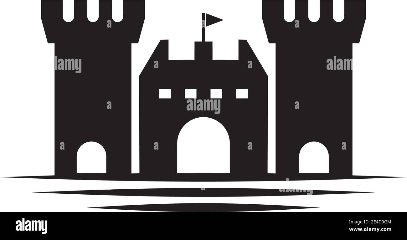 Fort building logo design vector template Stock Vector Image & Art - Alamy