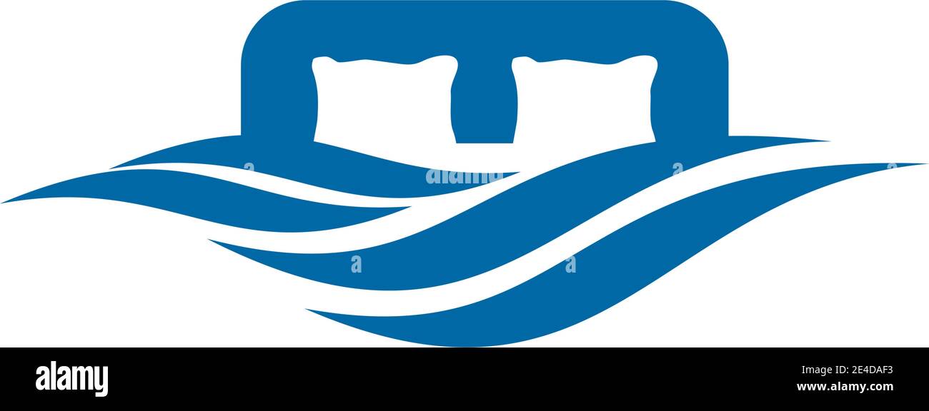 Bed logo icon design vector template Stock Vector Image & Art - Alamy
