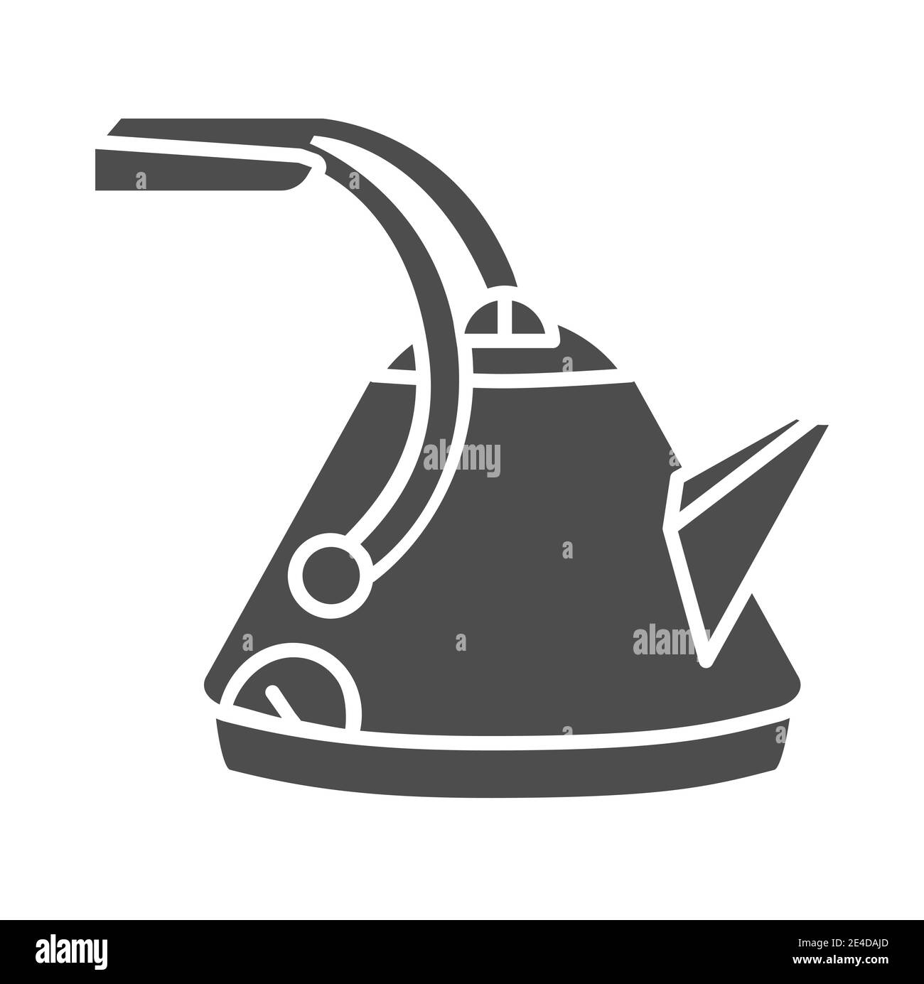 Retro kitchen teapot solid icon, kitchen utensils concept, Vintage ...