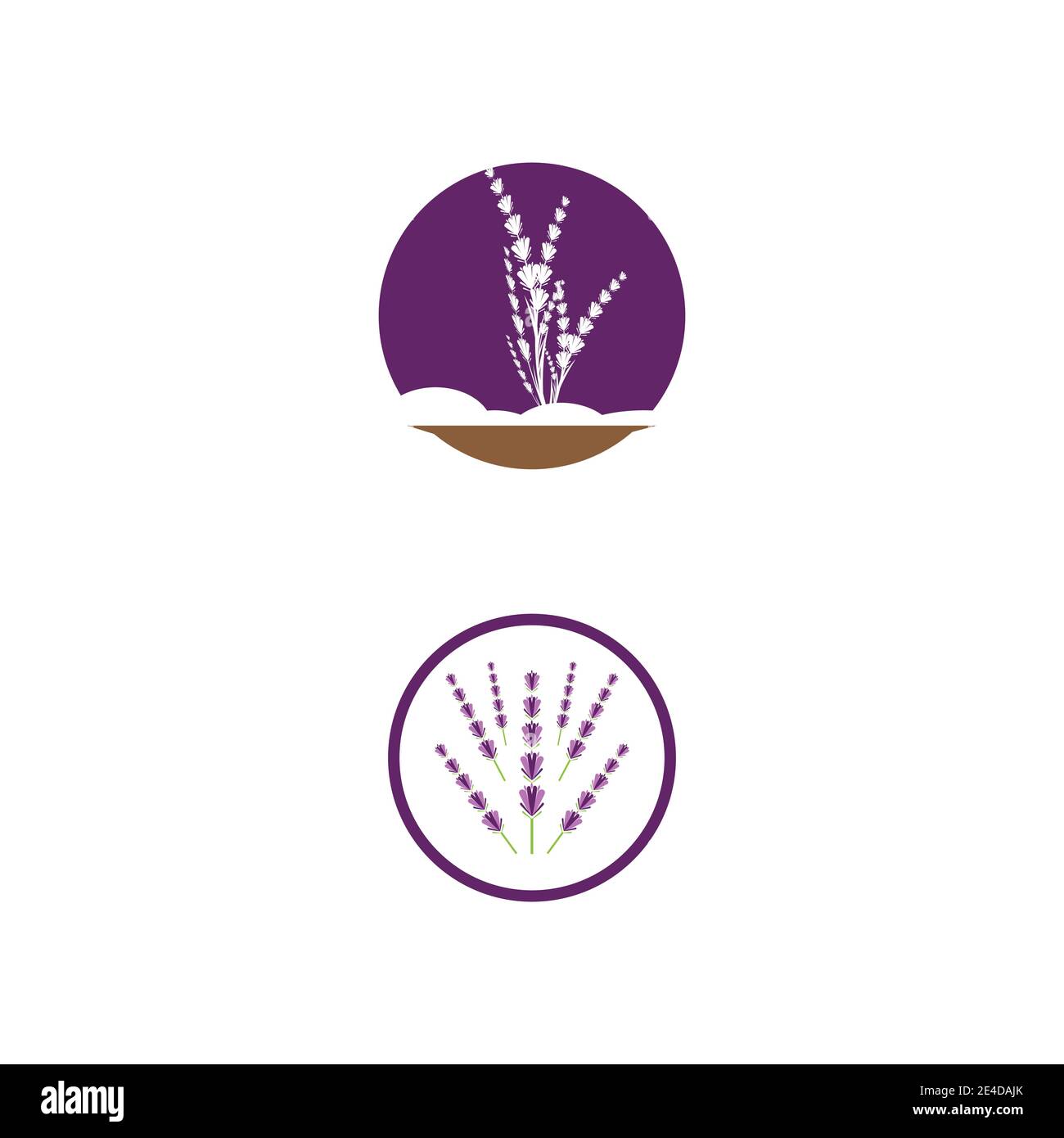 Lavender Logo Template vector symbol nature Stock Vector Image & Art ...