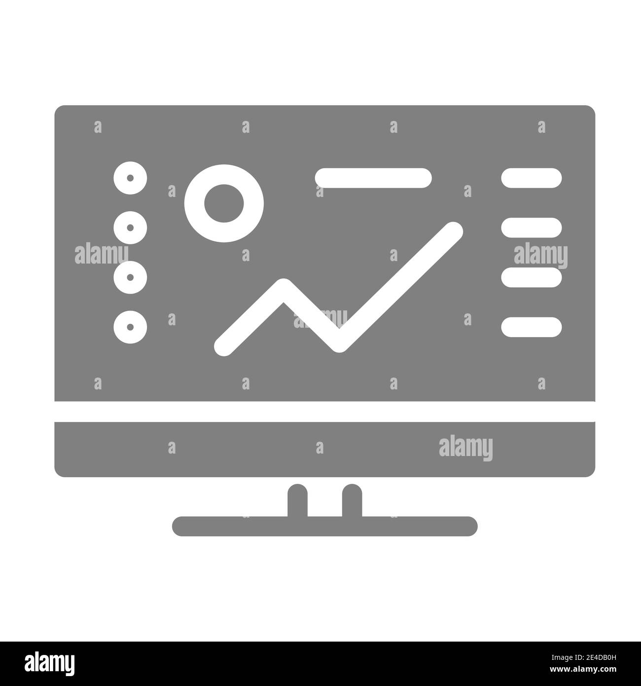 Software solid icon. Computer vector illustration isolated on white ...