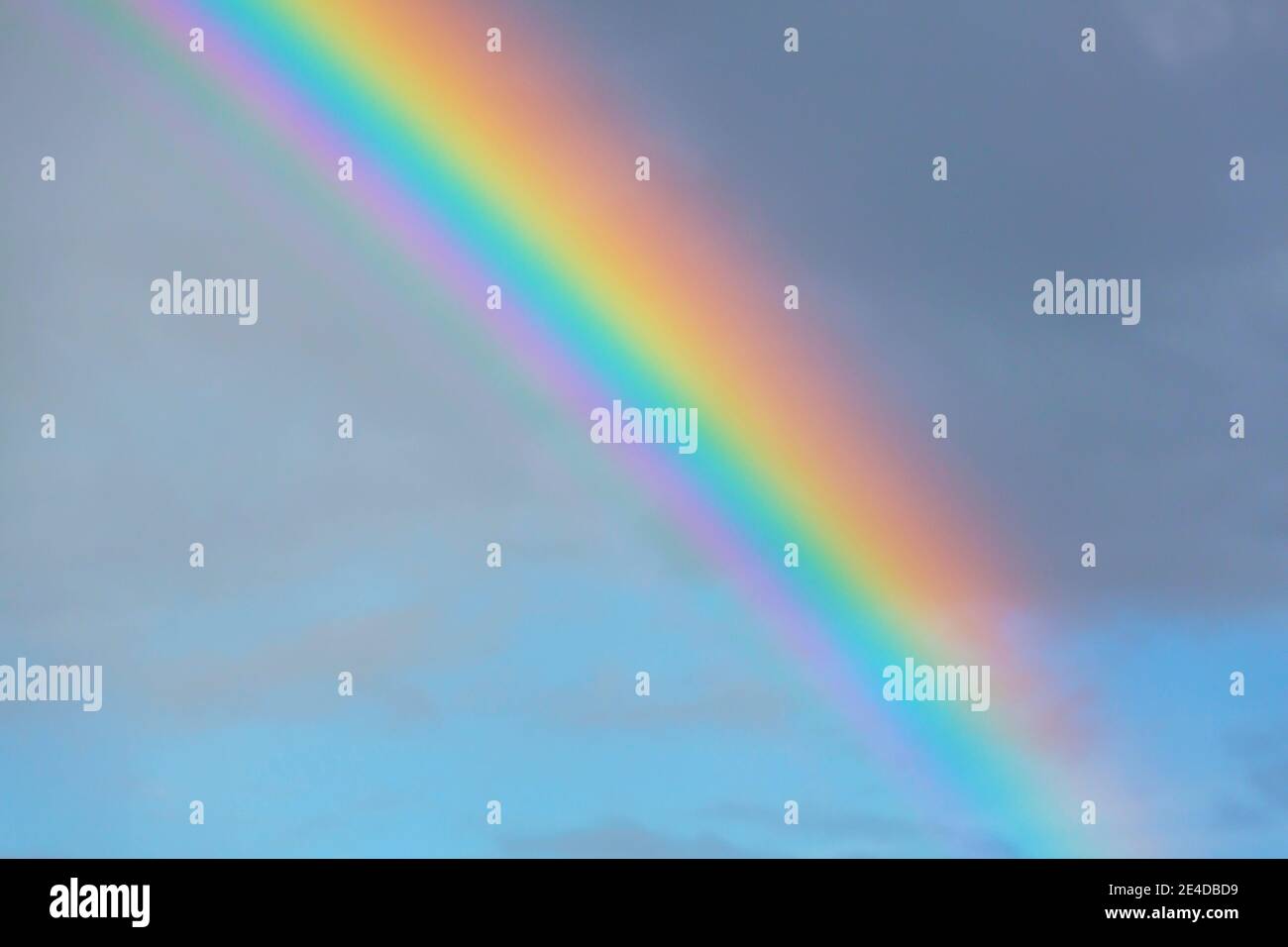 Bright colorful natural rainbow. Good for natural background Stock ...