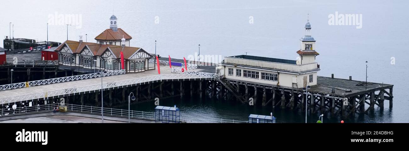 Dunoon victorian pier at ferry dock port Argyll Scotland Stock Photo ...