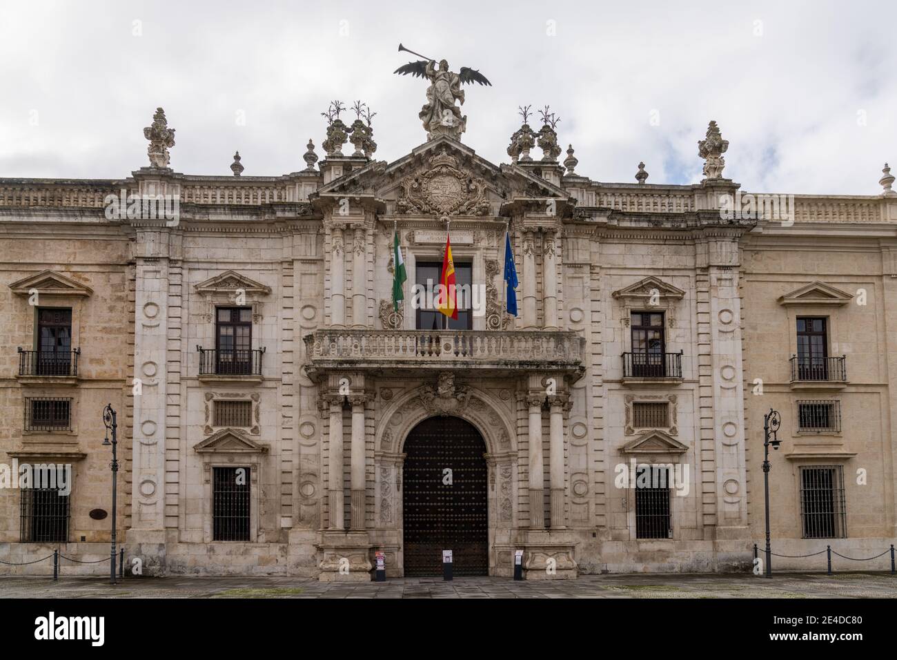 Seville, Spain - 10 January, 2021: the University of Seville main ...