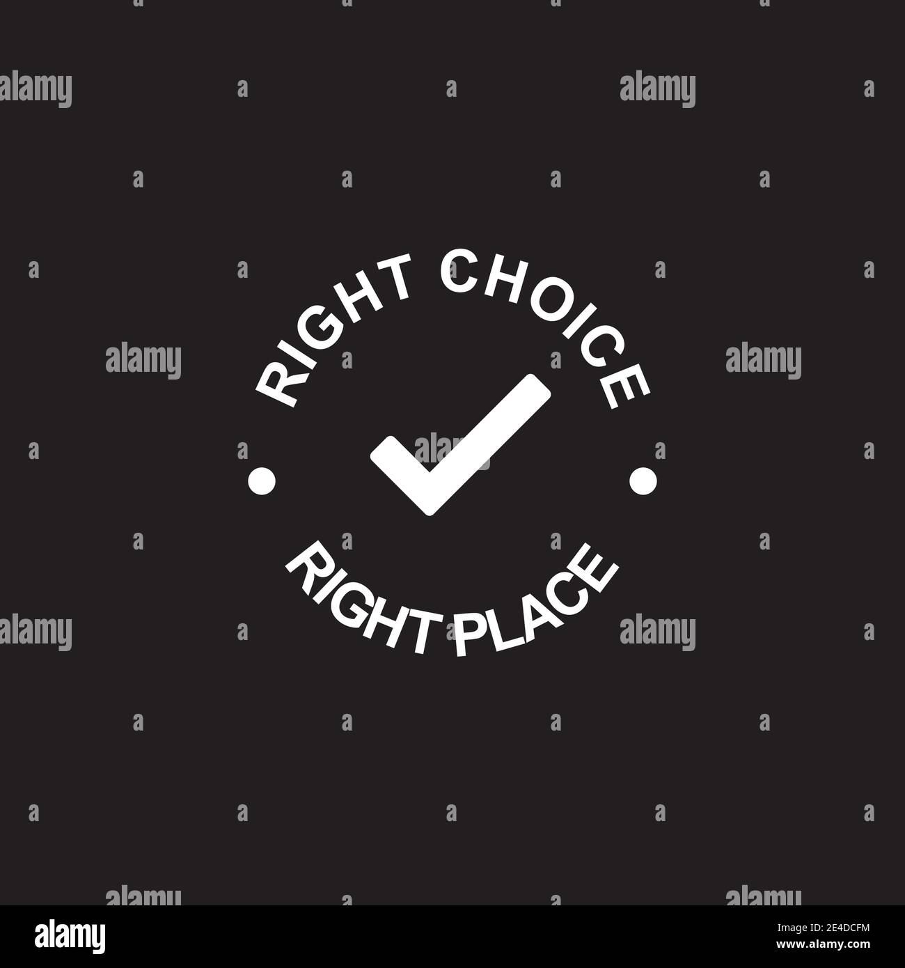 Check mark logo hi-res stock photography and images - Alamy