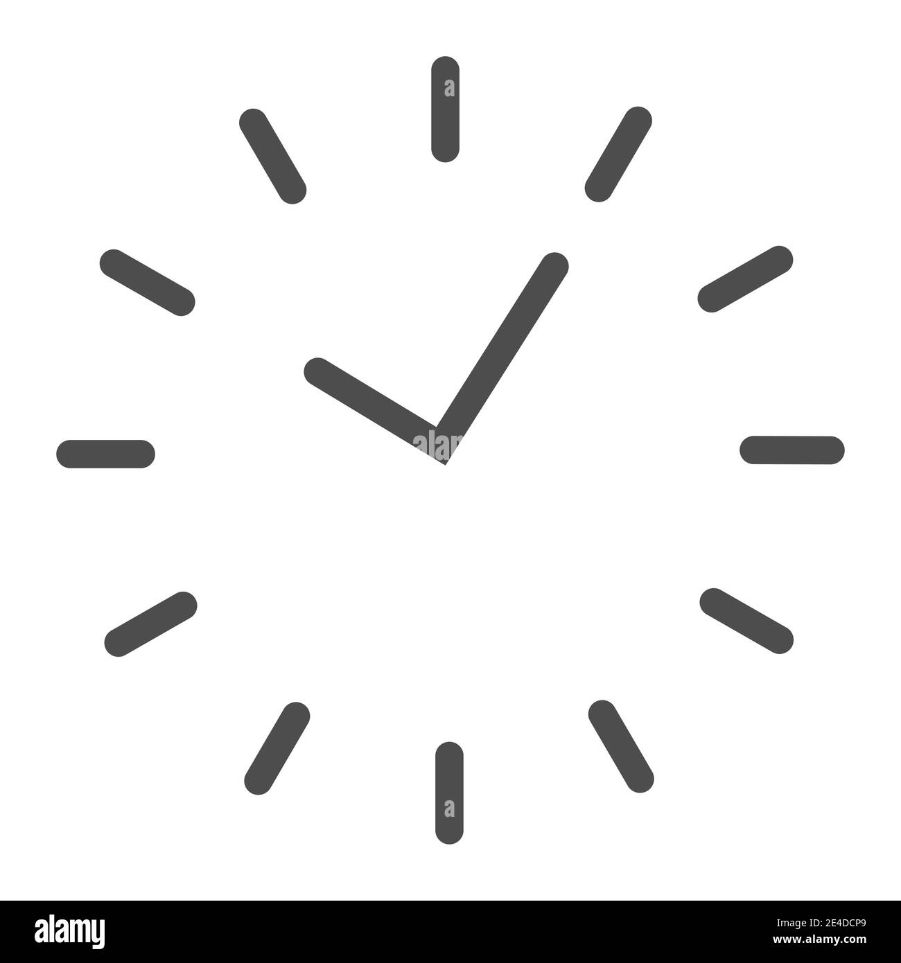 Time line icon. Division on the dial vector illustration isolated on ...