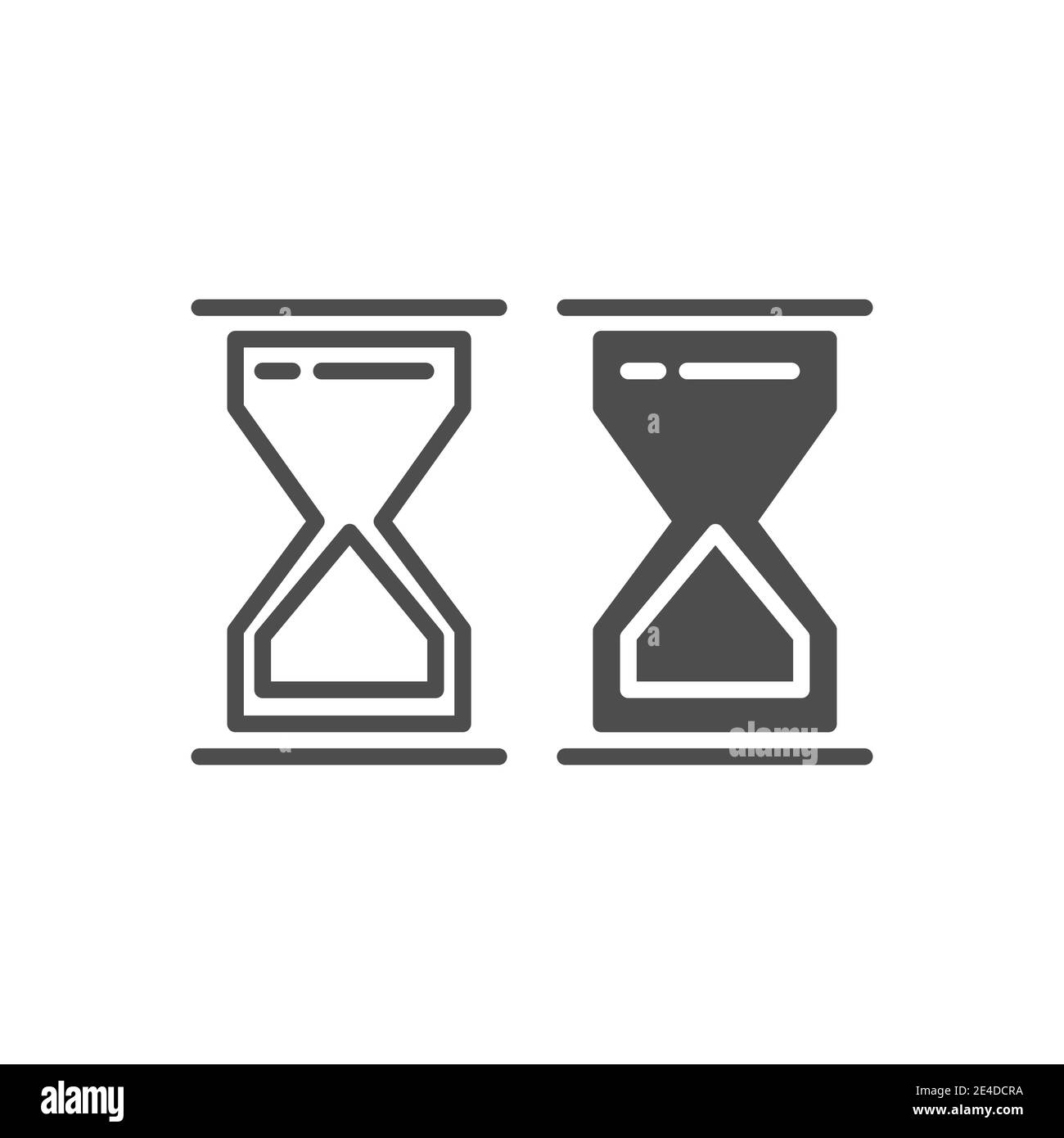 Hourglass line hi-res stock photography and images - Alamy